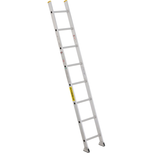 FEATHERLITE Industrial Heavy-Duty Straight Ladders, 12', Aluminum, 300 ...